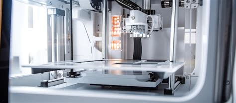 Premium Ai Image Futuristic 3d Printer