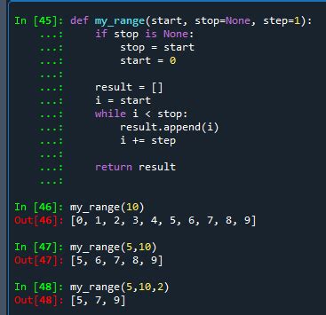 Python Range Start End Step Start Step Start