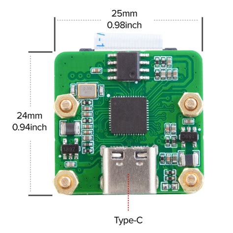 Arducam Wide Angle 12mp Imx708 Usb C Uvc Fixed Focus Camera Module With Microphone The Pi Hut