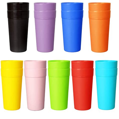 20oz Unbreakable Tumblers Unbreakable Drinking Glasses Plastic Cup