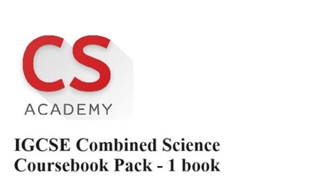 Igcse Combined And Coordinated Sciences Coursebook Books Campus