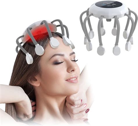 Ikeener Electric Scalp Massager With 5 Modes Head Massager Scalp Stress Relaxation
