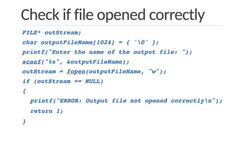 Tutorial 1 File Input And Output Checking Input For Errors Flashcards