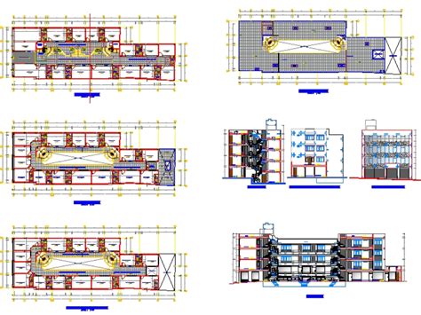 Edificio Comercial En Autocad Descargar Cad Gratis 78191 Kb Bibliocad