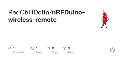 Github Redchilidotinnrfduino Wireless Remote