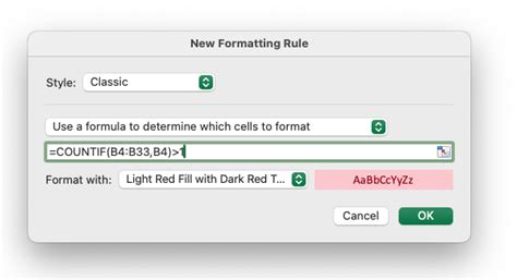 highlighting duplicate entries in excel a step by step guide