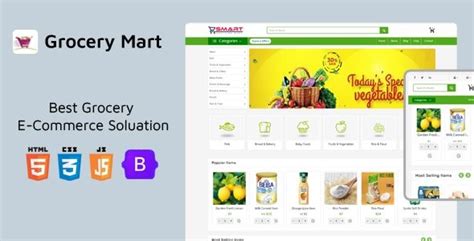 Grocery Mart E Commerce Solution Codemarket