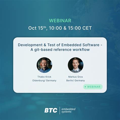 Development And Test Of Embedded Software A Git Based Reference Workflow 🚀 Youd Better Prepare