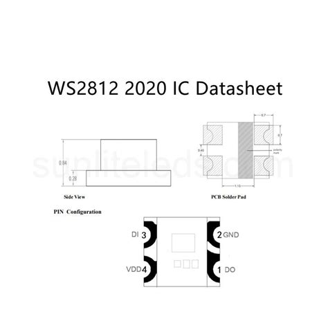 Ws2812 2020 Datasheet Download Leading China Pixel Led Manufacturer