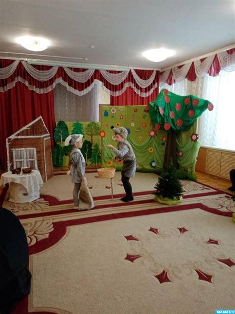 Фотоотчет о драматизации сказки В Сутеева «Мешок яблок в подготовительной группе 7 фото