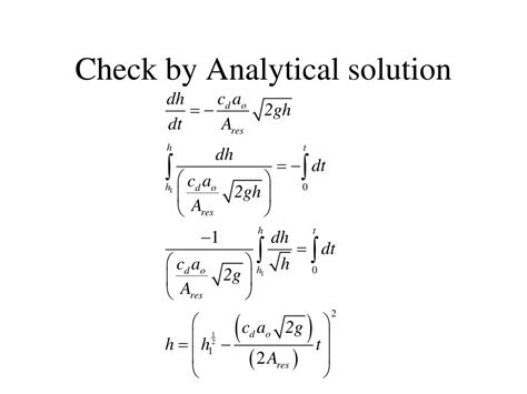 ppt solving ordinary differential equations powerpoint presentation free download id 4862298