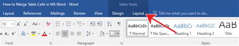 How To Merge Table Cells In MS Word OfficeBeginner