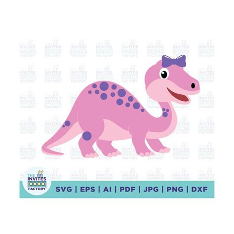 Pink Dinosaur Svg Tyrannosaurus Rex Svg Pink Dinosaur Spli Inspire