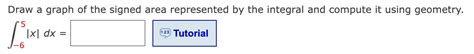 Solved Draw A Graph Of The Signed Area Represented By The