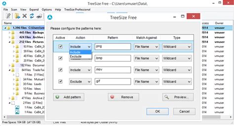 Columns Filter Better Disk Space Management