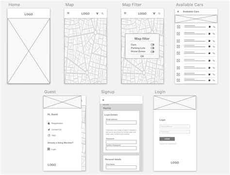 Wireframing Exercise In Sketch For This Next Exercise I Was Asked To… By Francisco Trujillo