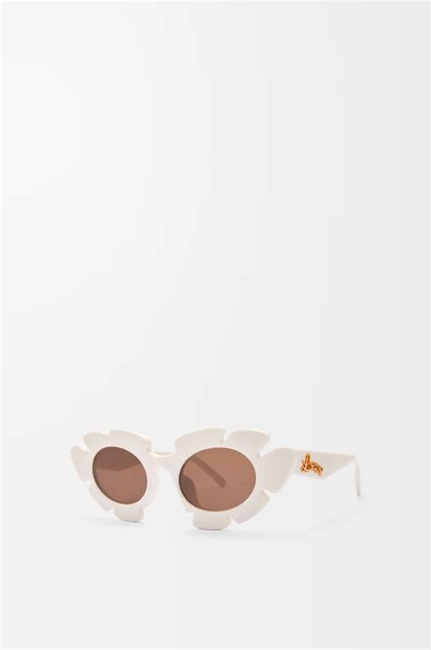Flower Sunglasses Beige Loewe