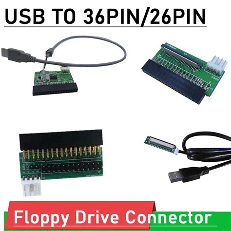 Usb To 34pin 26pin 1 44mb 3 5 Floppy Drive Connector Cable Adapter 34p