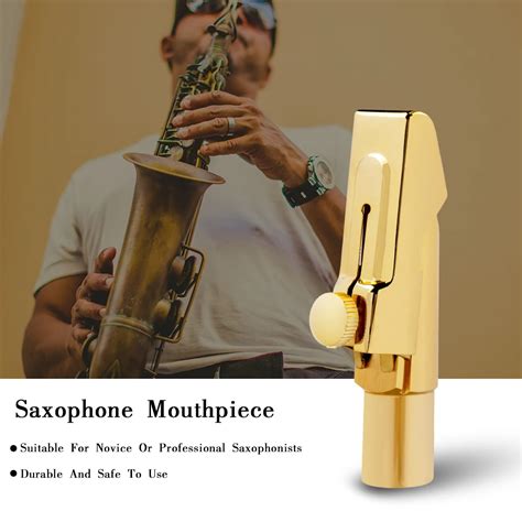 Naomi 색소폰 알토 메탈 마우스 피스 입 조각 5 크기 옵션 티몬