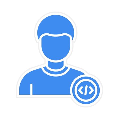 Premium Vector Coder Man Icon Vector Image Can Be Used For Computer Science