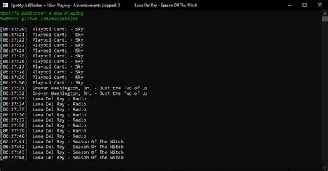 github maciekt07 spotifyadblock adblock now playing for spotify