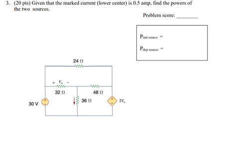 Solved Find Vo And Io Problem Score Vo Io Chegg Com
