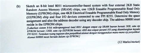 Solved Embedded System Design Please Answer The Questions Clearly B