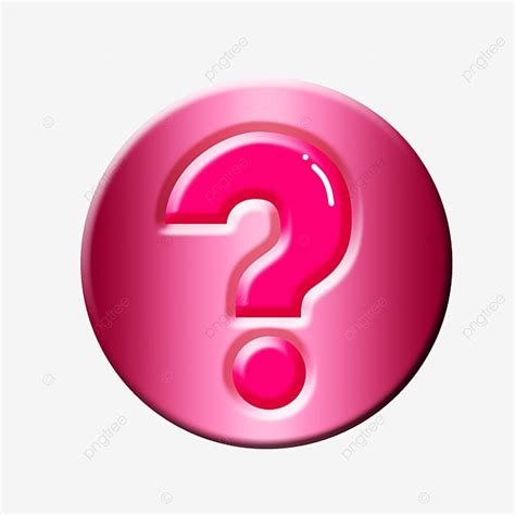 卡通向量粉色漸變效果問題問號圖標 問題圖標 卡通 黑色素材圖案，psd和png圖片免費下載
