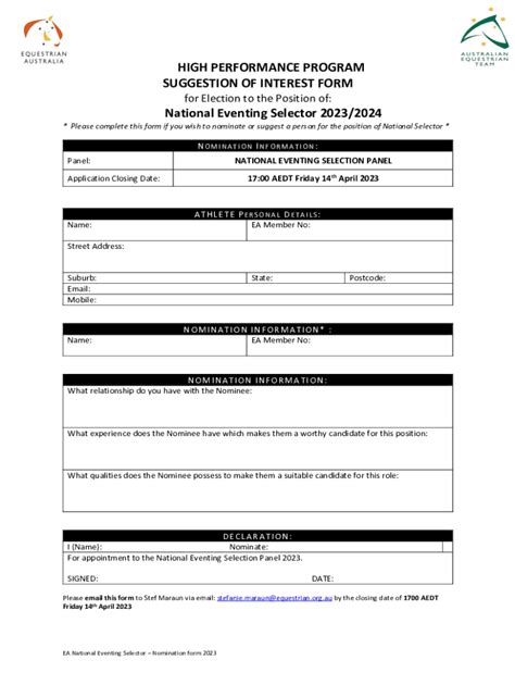 Fillable Online Ecp Candidate Application Form Fax Email Print Pdffiller