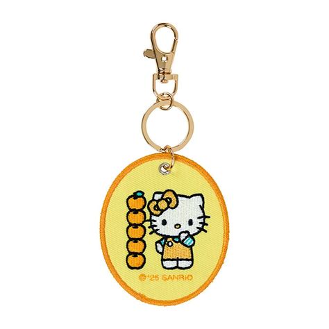 Sanrio Embroidered Patch Keychain Character Award First Edition Hello