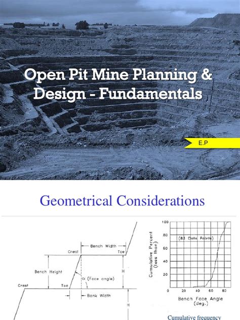 Open Pit Mine Planning Fundamentals Ep Pdf Geometry Mining
