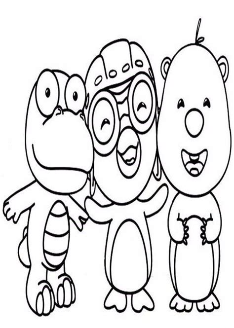 뽀로로와 친구들 색칠놀이 색칠공부 자료 모음 소근육을 길러주세요~ 네이버 블로그 Cartoon Coloring