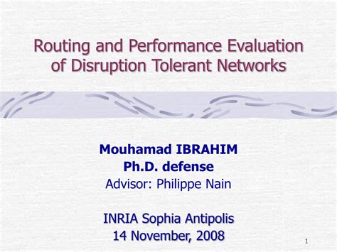 Ppt Routing And Performance Evaluation Of Disruption Tolerant Networks Powerpoint Presentation