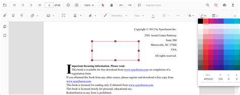 Shape Annotation In Ej2 Aspnet Core Pdf Viewer Syncfusion