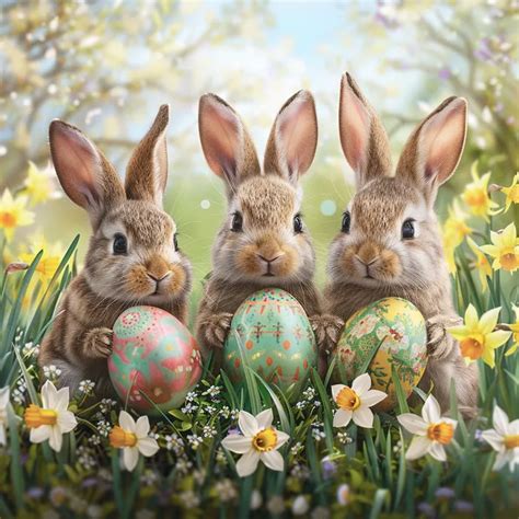 Easter Theme Background Midjourney Prompt