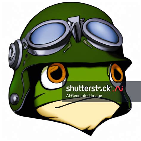 Pepe Frog Meme Wearing Tank Pilot Ai Generated Image 2372005175