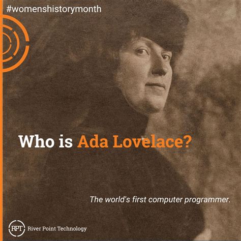 River Point Technology On Linkedin Adalovelace Womenshistory
