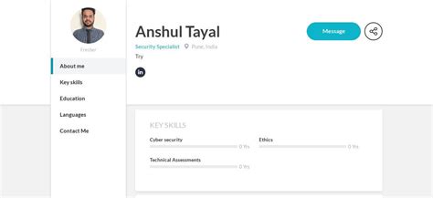 Anshul Tayal Online Resume Craftmycv