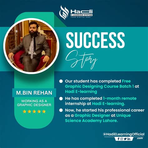Hadielearning Successstory Graphicdesign Empowerment Dreamstoreality Success Hadi E Learning