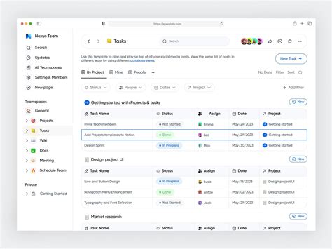 Team Management Dashboard 📁tasks Dashboard Design Web Design Ui Design Dashboard