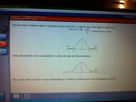 Solved You Were Asked To Find The Value Of T Such That The Chegg Com