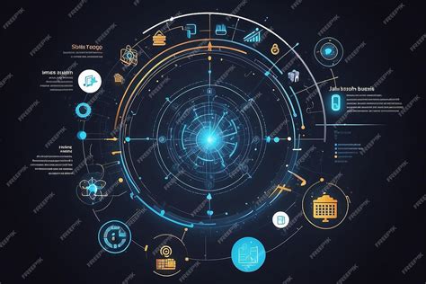 Ai Big Data And Business Analytics Icons Represent The Integration Of Advanced Premium Ai