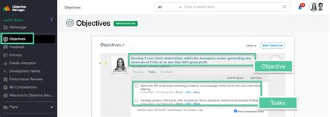 The Difference Between Objectives And Tasks Objectivemanager Help