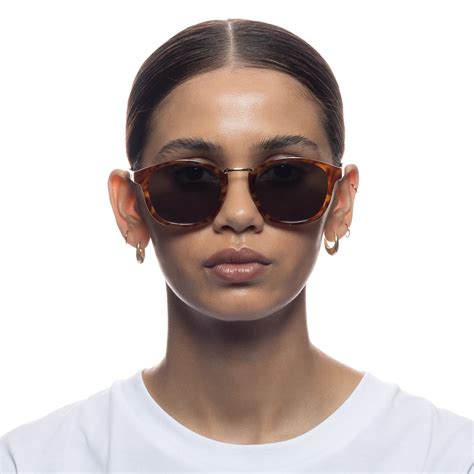 Oblivion Vintage Tort Uni Sex Round Sunglasses Le Specs