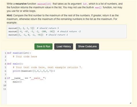 Solved Write A Recursive Function Maxnum1st That Takes As
