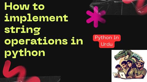 How To Implement String Operations In Python Courses For Passouts