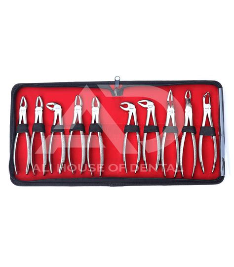 Extracting Forceps Set Of 10 Ali House Of Dental