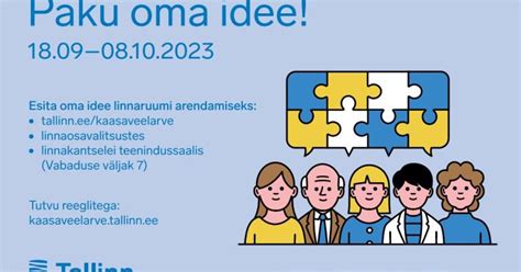Kaasav Eelarve Kutsub Linlasi Ideid Esitama Tallinn
