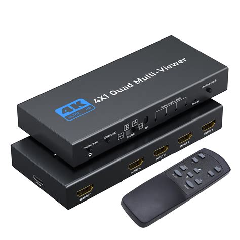 Mua HDMI Multiviewer Switch 4x1 HDMI Seamless Switcher HDMI Switch 4 In 1 Out Supports 1080p