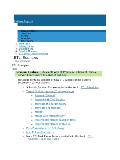 Etl Guide Pdf Table Database Information Technology Management